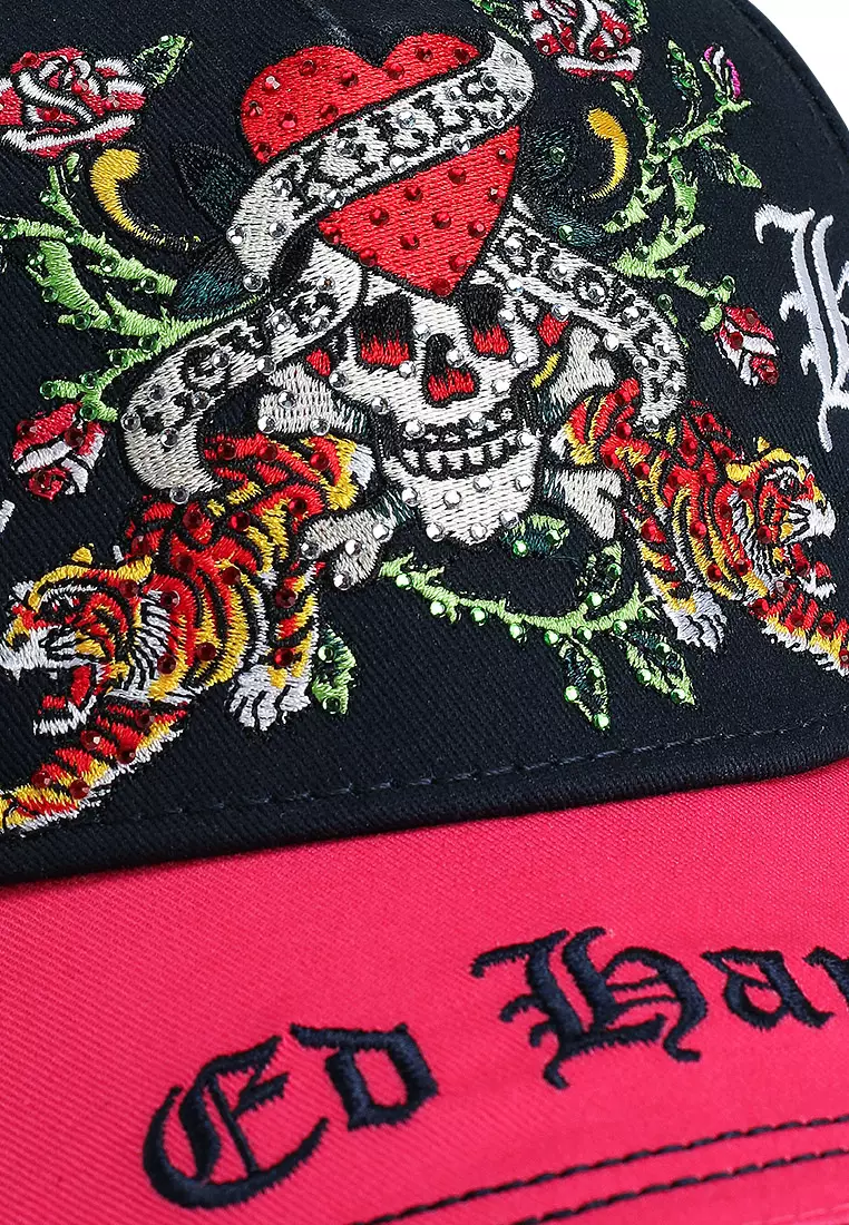 Buy Ed Hardy Iconic Skull Baseball - Cap Online | ZALORA Malaysia