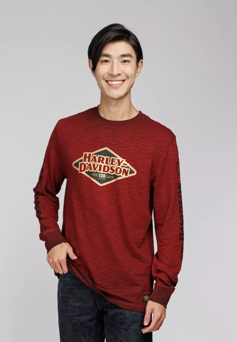 Buy Harley-Davidson 120th Anniversary Long Sleeve Tee Online | ZALORA Malaysia