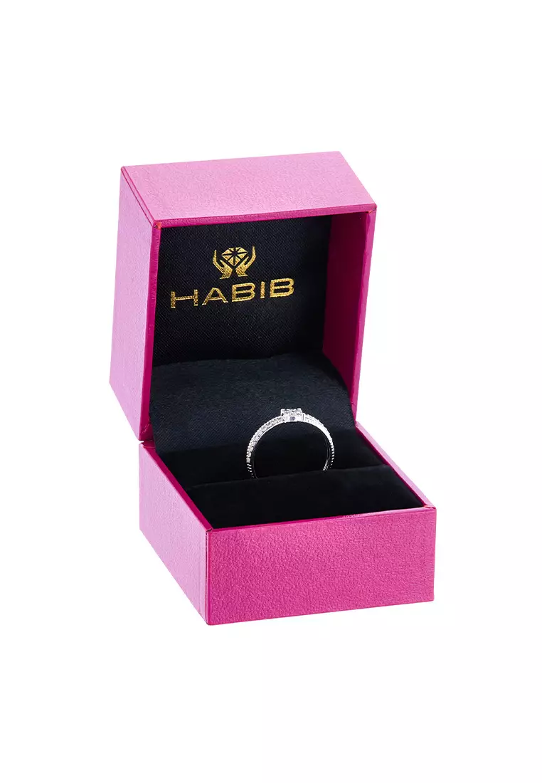 Buy HABIB HABIB ADORE | Diamond Ring in 585/14K White Gold 266060323 ...