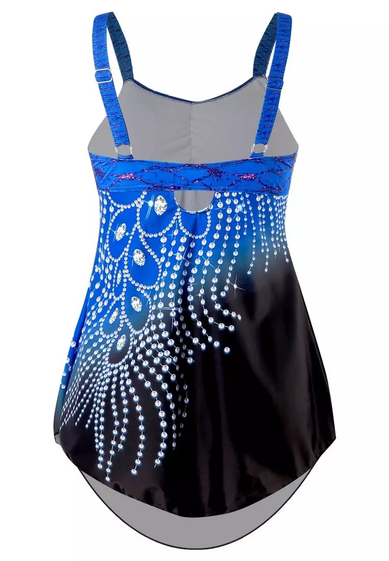 Buy LYCKA LYX655409988576 European Lady Bikini Swimwear Blue 2025 ...