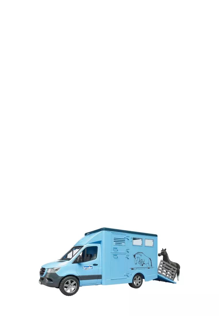 Jual Bruder Bruder 2674 - MB Sprinter Animal Transporter w/ 1 Horse ...