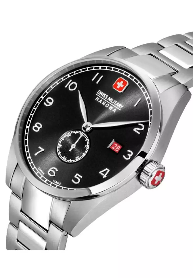 Buy Swiss Military Hanowa Swiss Military Hanowa Silver Stainless Steel ...