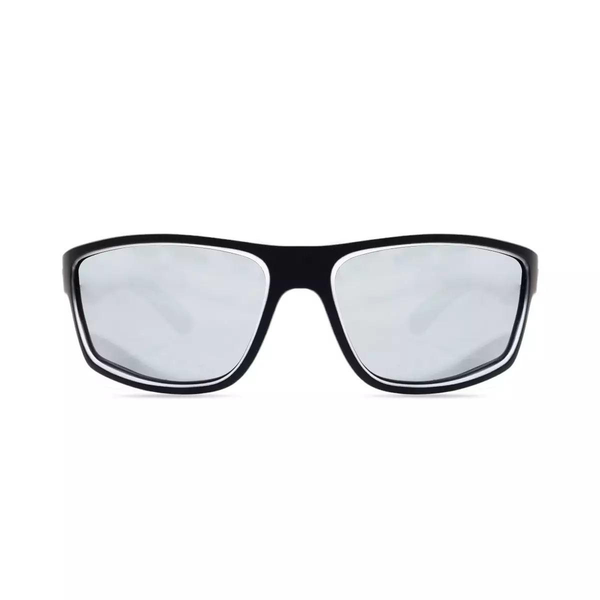 Jual SUNSET EYEWEAR Black Reflective Lens Rectangle Sporty Sunglasses ...