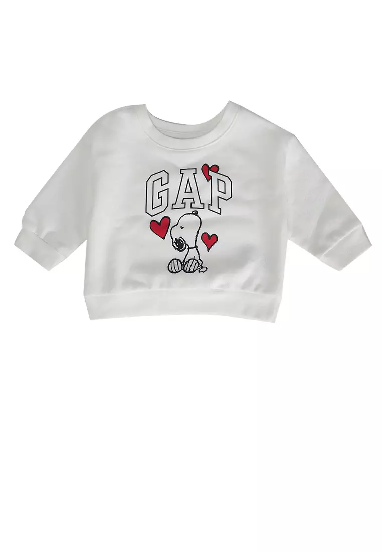 Buy GAP Snoopy Act Crew Sweater Online | ZALORA Malaysia