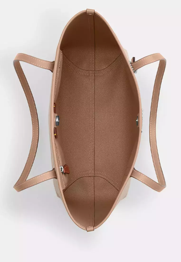 Buy COACH Medium City Tote Bag In Signature Canvas 2026 Online | ZALORA