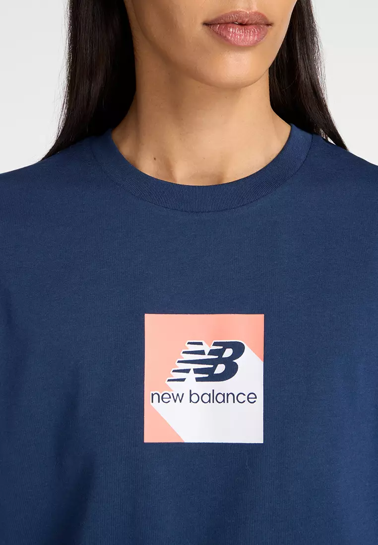 Buy New Balance Box Stacked T-Shirt 2025 Online | ZALORA Philippines