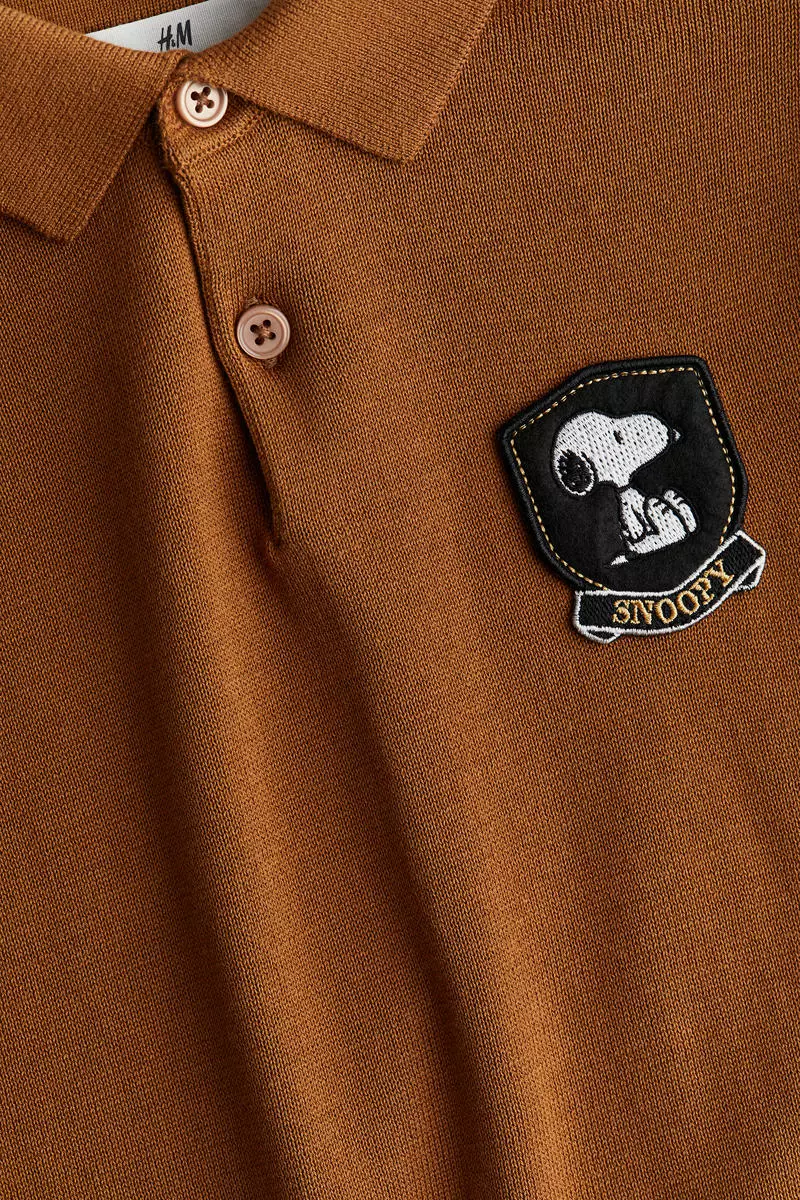 Buy H&M Fine-knit polo shirt 2025 Online | ZALORA