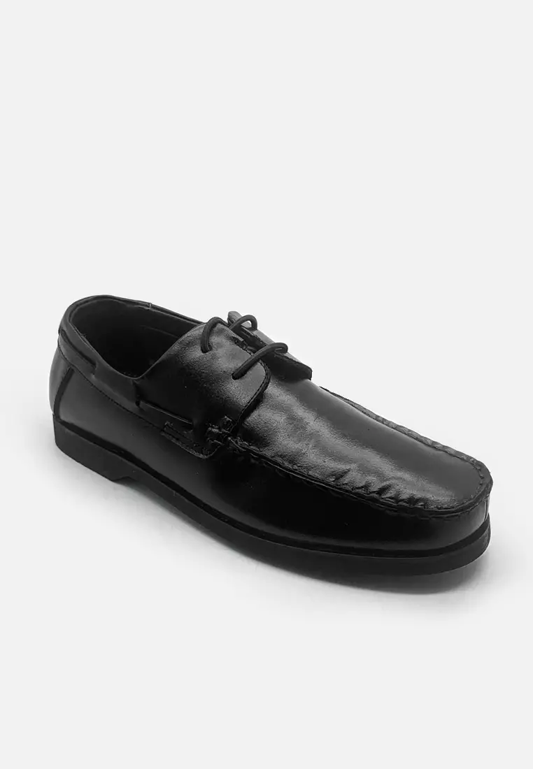 Jual GUIN CASALINI Zion Sepatu Moccasin Casual Pria Kulit Asli Tali ...
