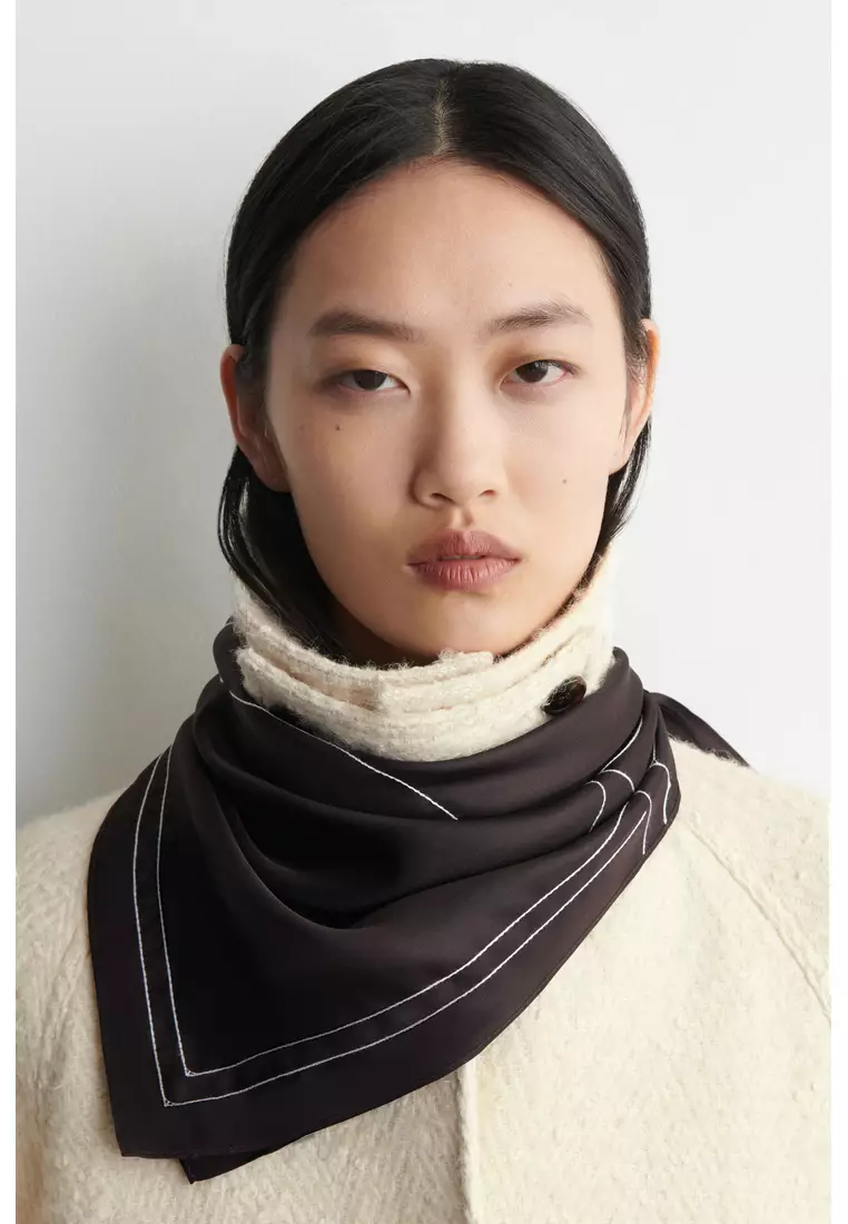 Buy COS EMBROIDERED SILK SCARF 2026 Online | ZALORA Philippines