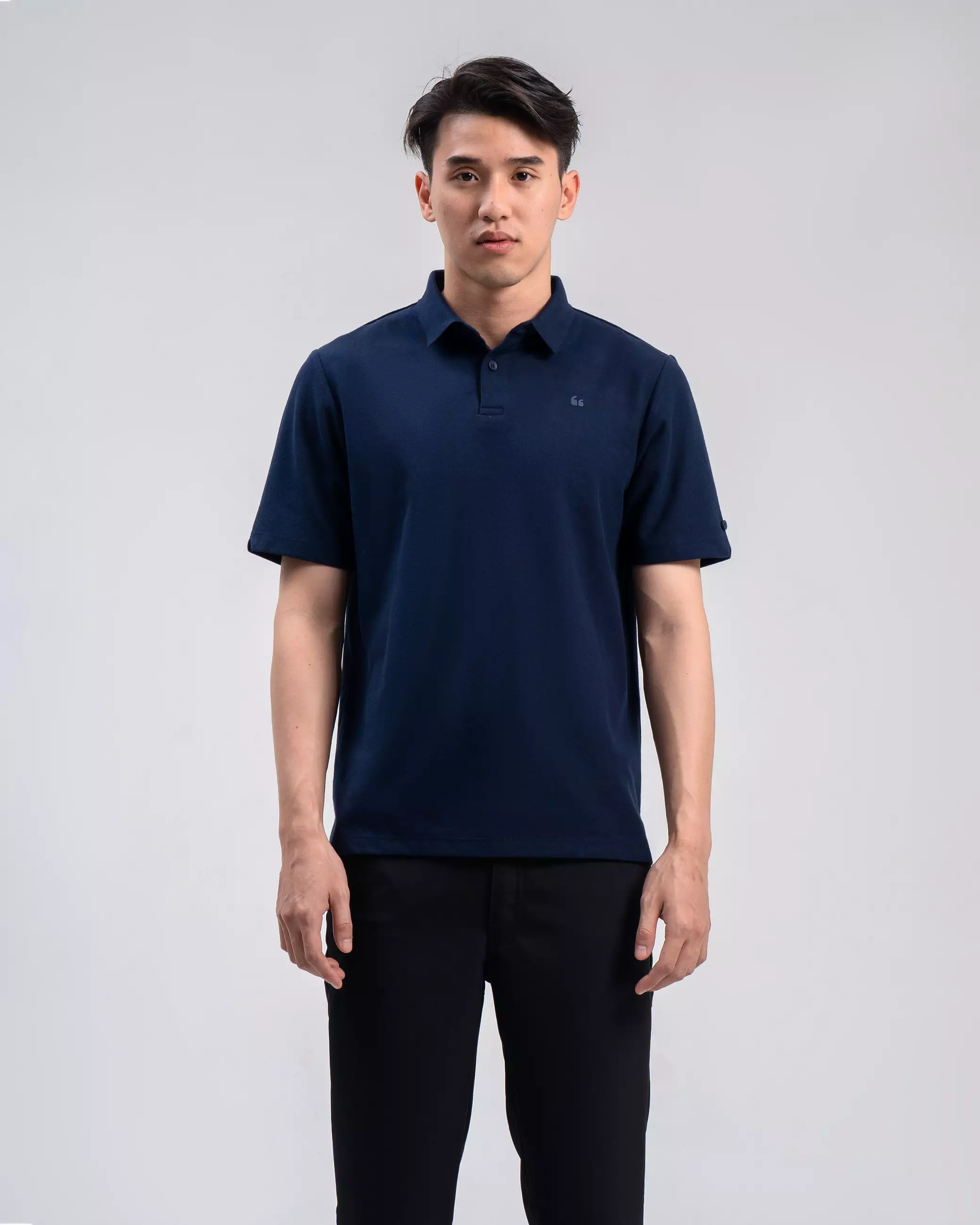 Jual BlueButton BlueButton Polo Shirt Navy Original 2024 | ZALORA ...