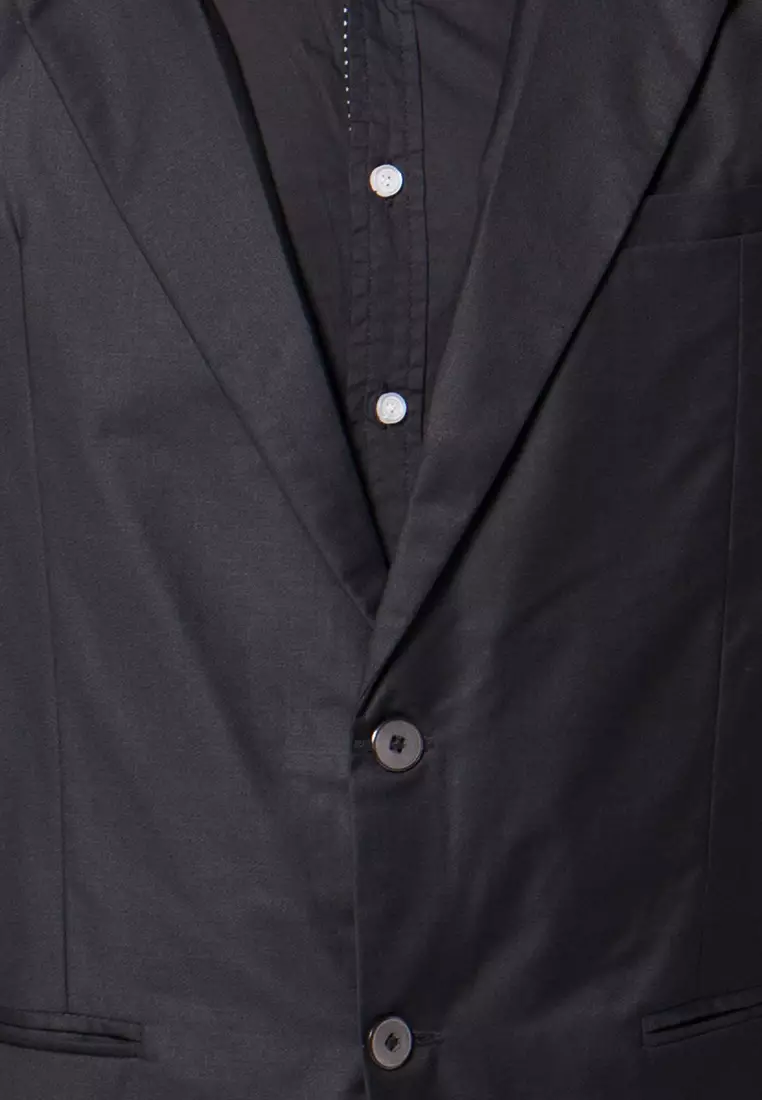 Jual Crows Denim Crows Denim - Blazer Velvet New Black Style Original ...