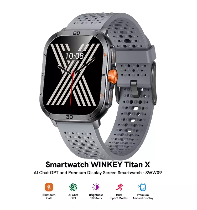 Jual WINKEY Jam Tangan Unisex WINKEY SWW09 Titan X Auto-Fingerprint ...