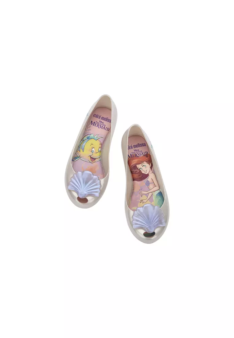 Buy Melissa Minimelissa Ultragirl + Little Mermaid II INF Kids Flats ...
