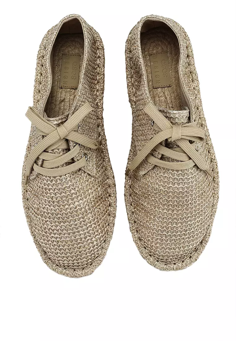 Jual ASOS Design Derby Espadrilles Original 2025 | ZALORA Indonesia