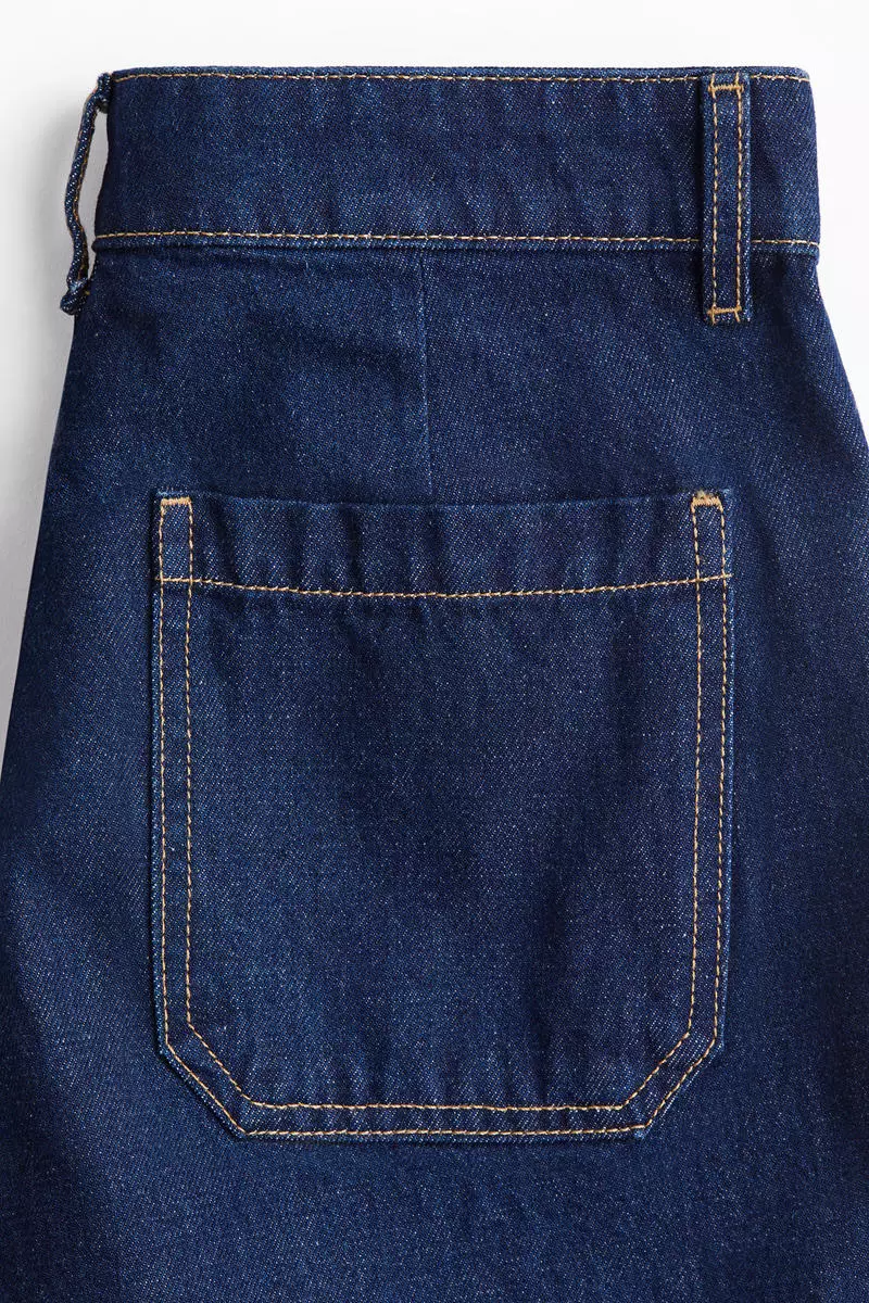 Buy H&M Braided-trim denim shorts 2025 Online | ZALORA