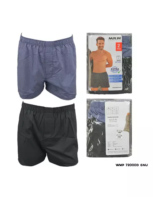 Jual Mr. W MR. W Men's Boxers WMP 72000D - 2 pcs Original 2025 | ZALORA Indonesia