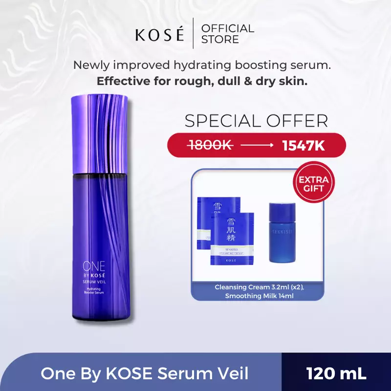 Jual KOSE One by KOSÉ Serum Veil - 120ml Original 2024 | ZALORA Indonesia