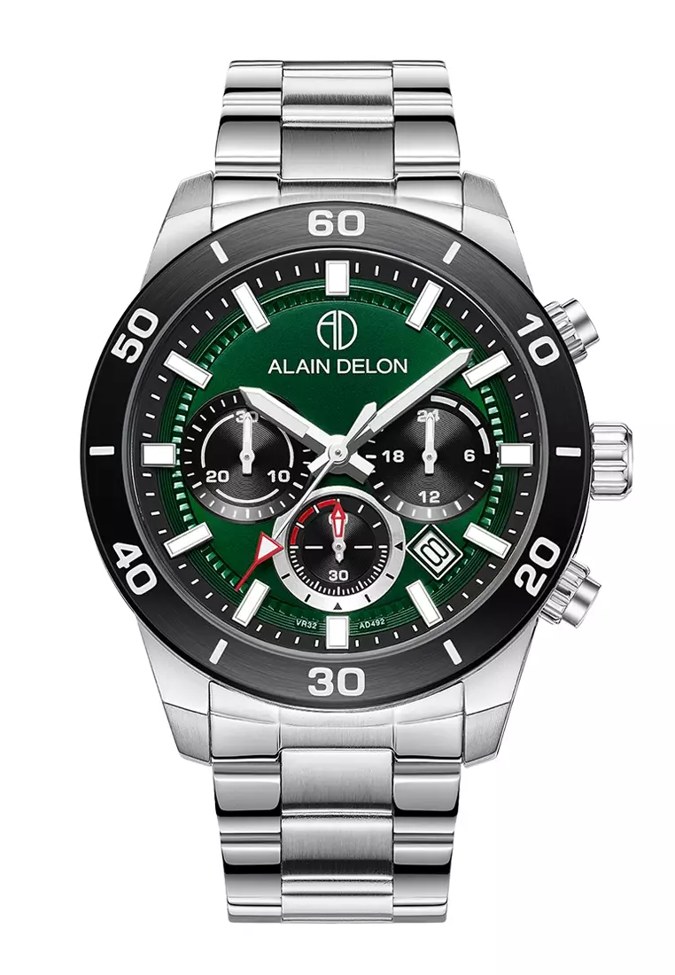 Buy Alain Delon Men Watch Chronograph AD492-1392C Online | ZALORA Malaysia