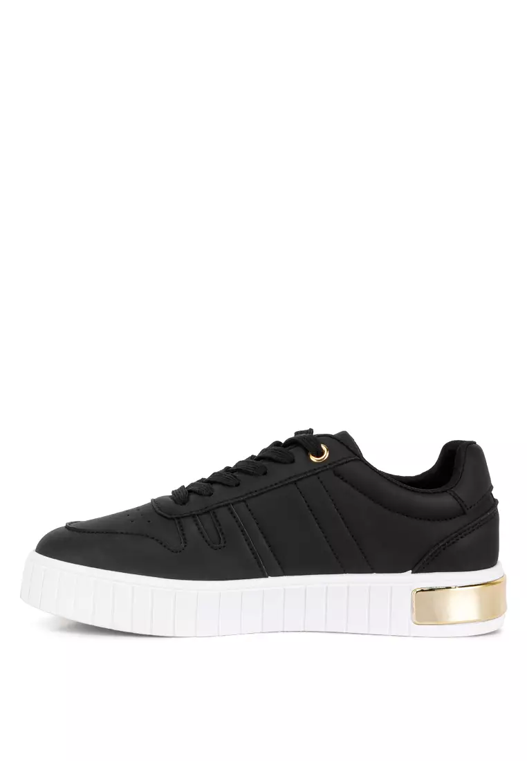 Buy London Rag Black Panel Detail Sneakers Online | ZALORA Malaysia