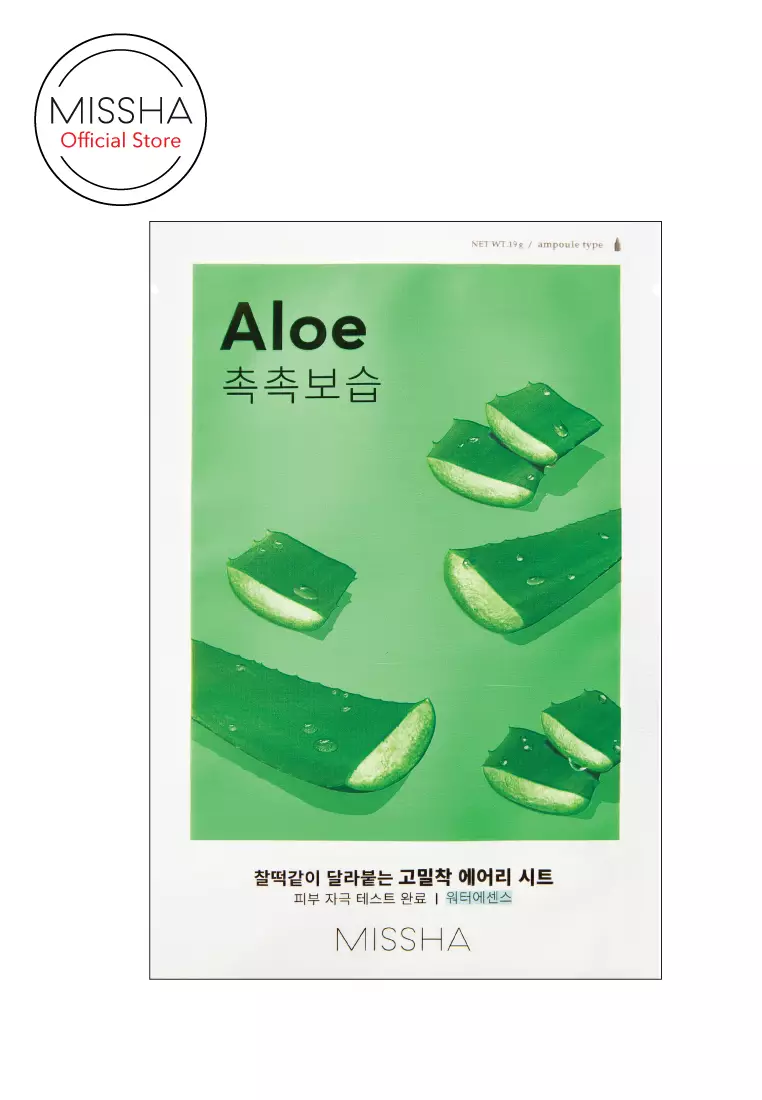Jual Missha MISSHA AIRY FIT SHEET MASK [ALOE] Original 2025 | ZALORA ...