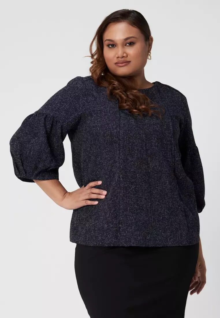 Buy MS. READ Ms. Read Tweed Boxy Top 2024 Online | ZALORA