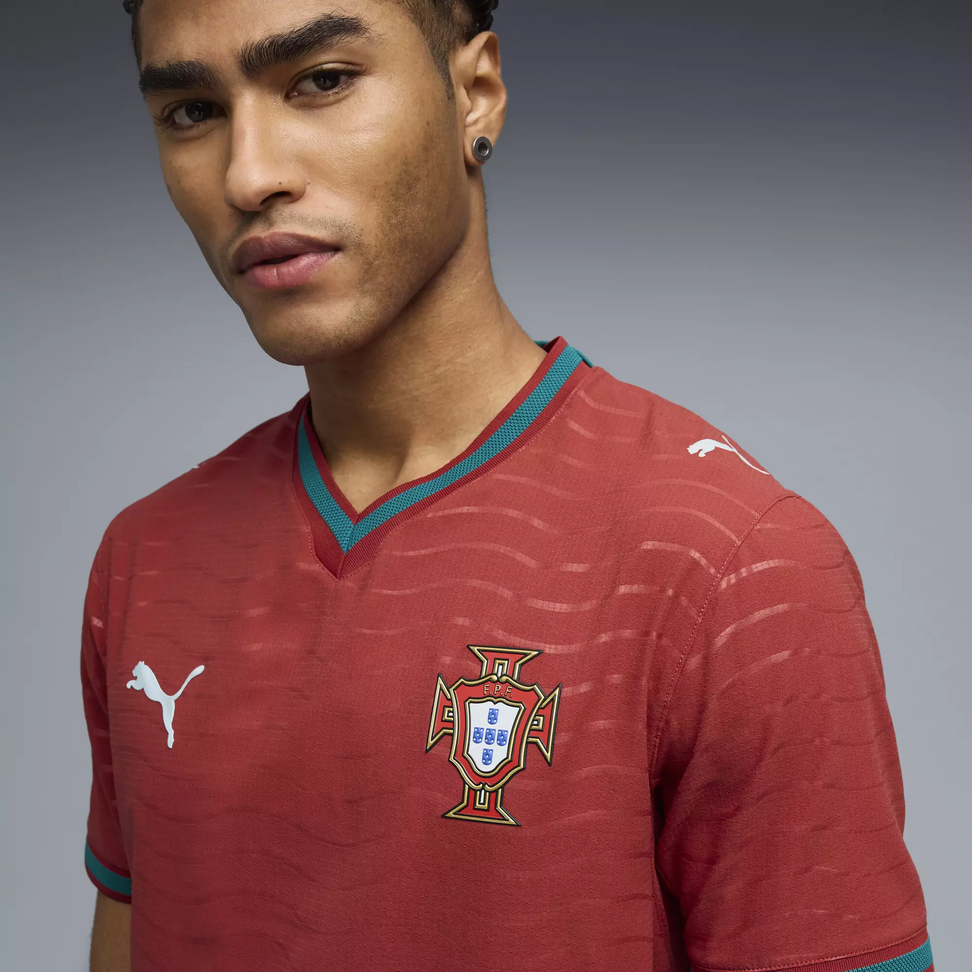 Jual PUMA PUMA Portugal 2026 Authentic Men's Home Jersey Original 2026 ...
