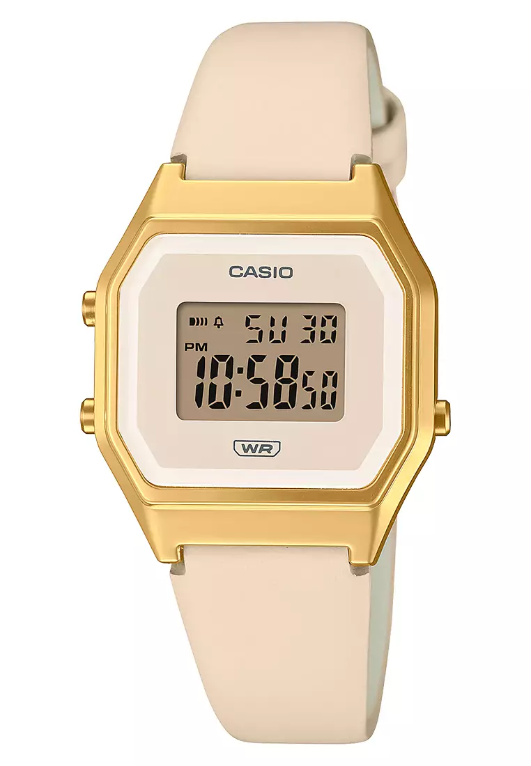 Jual Casio Jam Tangan Wanita Casio General LA680WEGL-4DF Ladies Digital ...
