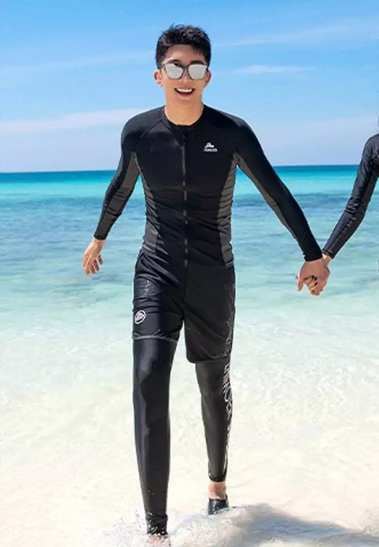 Buy LYCKA LLL3094 Korean Style Men Rash Guard 3-Pieces Set Multi Online ...