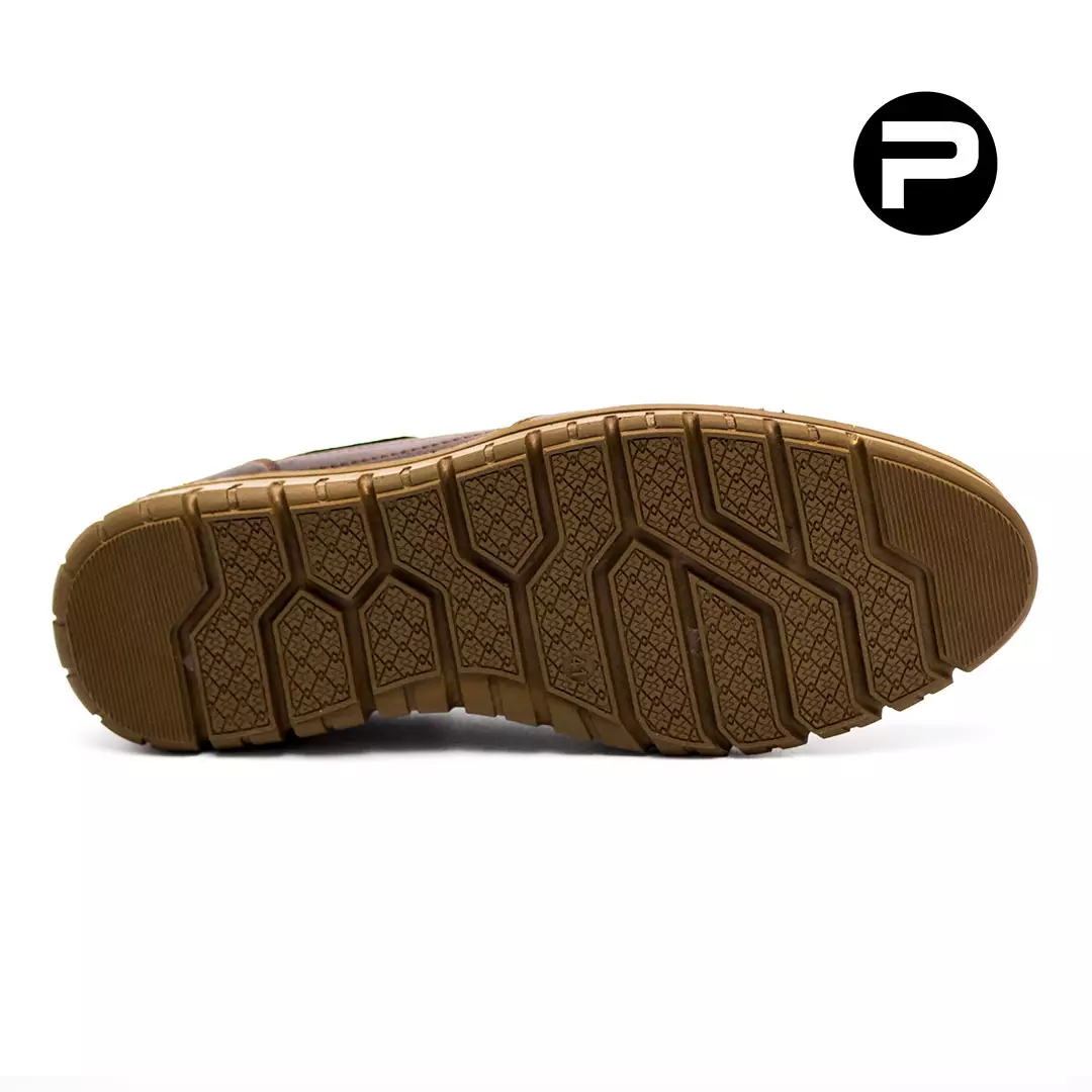 Jual PAULMAY Paulmay Sepatu Pria Formal Slip on Modena 42 Dark Brown ...