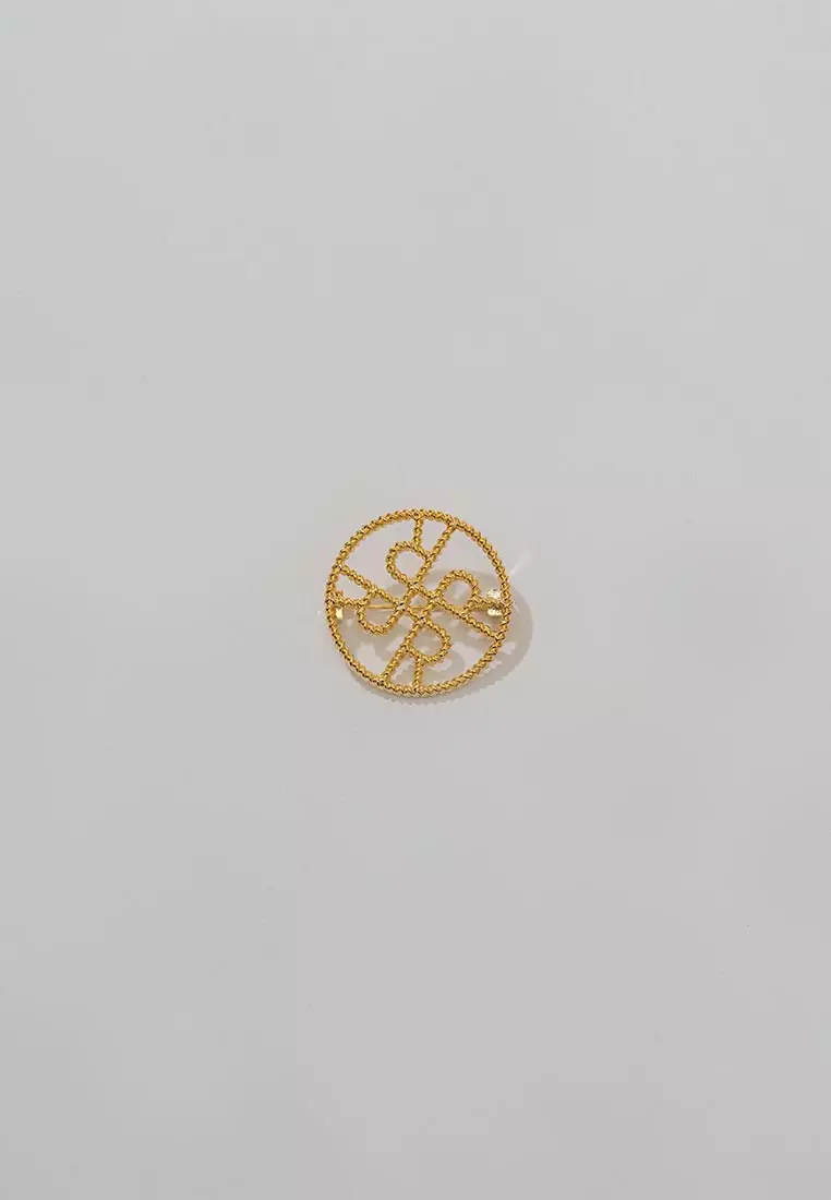 Jual Riamiranda ZALORAYA Ria Miranda Gold Lora Brooch Original 2025 ...