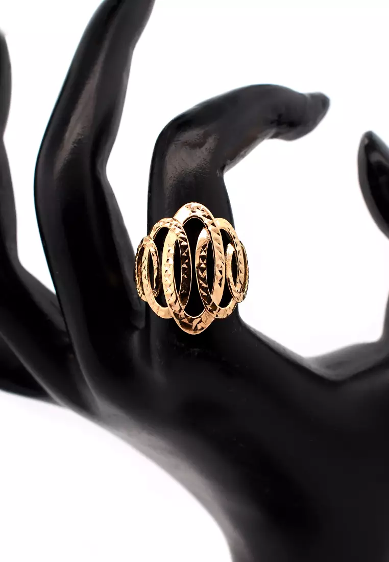 Buy CEBUANA LHUILLIER JEWELRY 18K Italian Made Yellow Gold Lady Ring ...