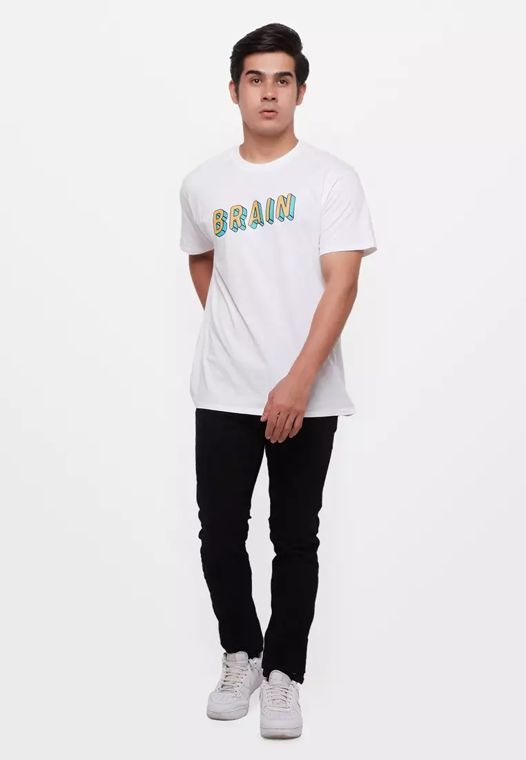 Jual Brain Clothing Men's T-Shirt BRAIN TOON Original 2024 | ZALORA ...