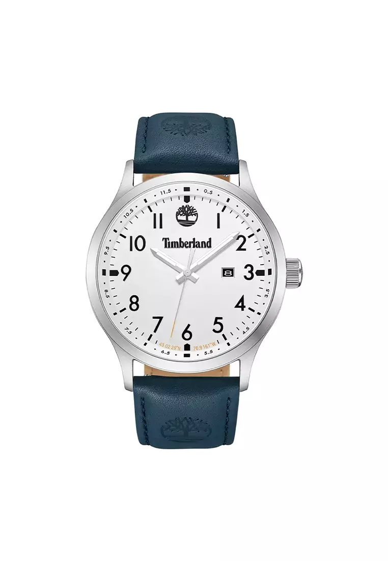 Buy Timberland Timberland Trumbull Blue Leather Strap Analog Watch TBL ...