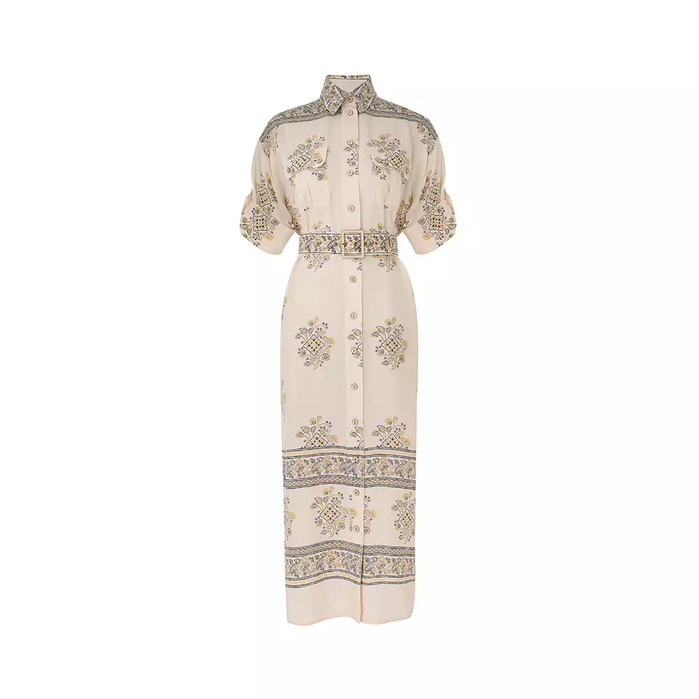 Jual Zimmermann Utility Dress Dot Lemon Original 2025 | ZALORA Indonesia