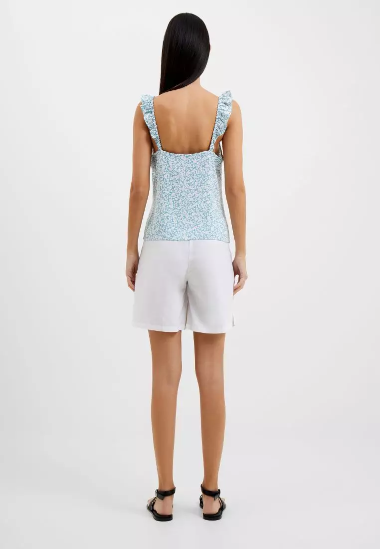 Jual French Connection BREYA ELITAN RUFFLE STRAP CAMI Original 2025 ...