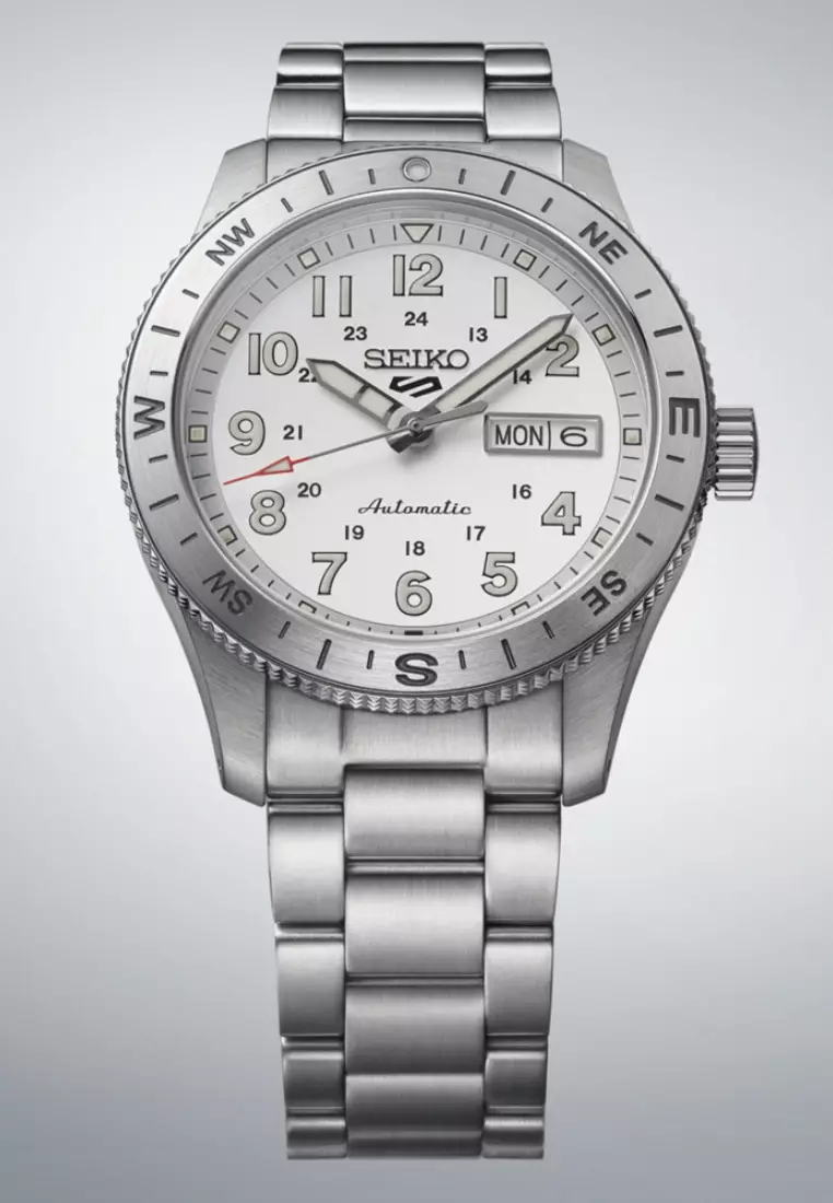 Buy Seiko Seiko 5 Sports Field Series ‘White Ensign’ Compass Bezel ...