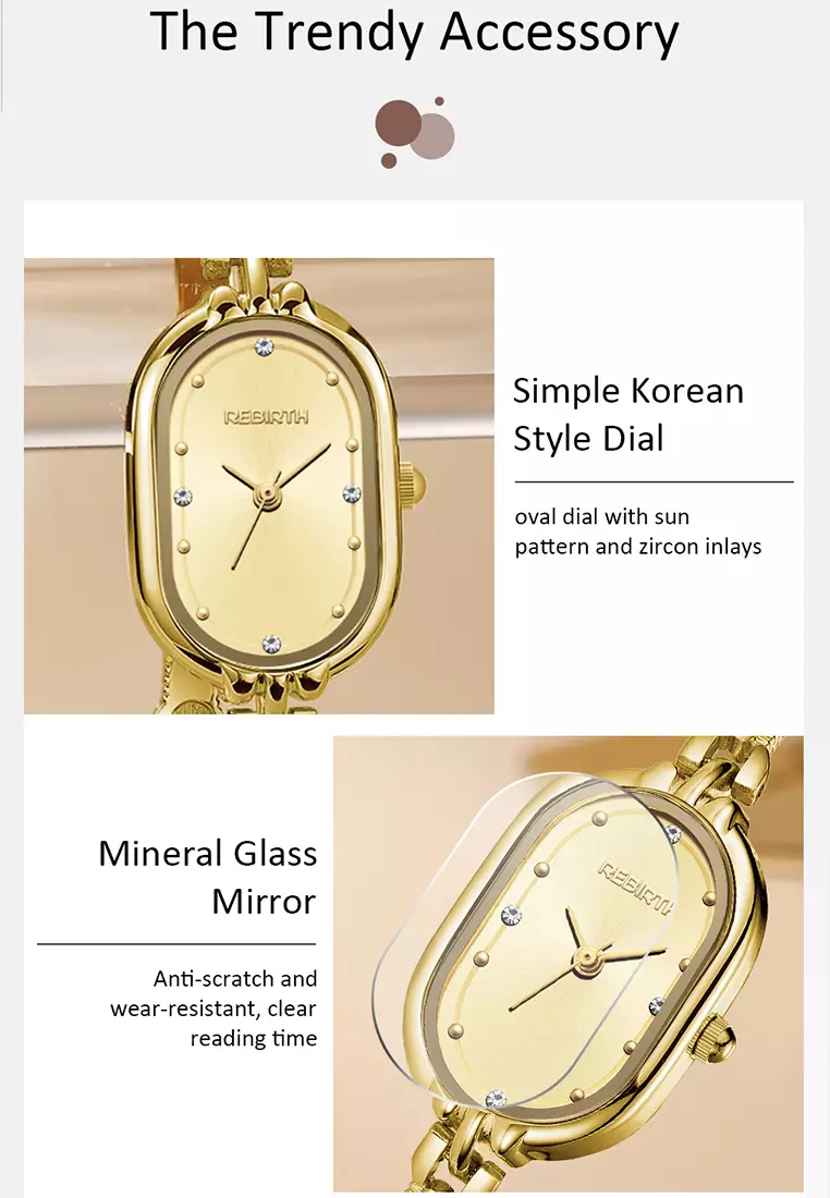 Jual Rebirth Watch Jam Tangan Wanita Original Simple Korean Style Anti ...