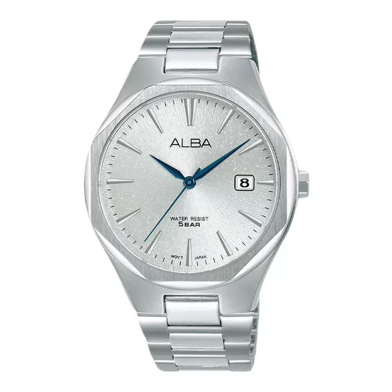 Jual Alba Jam Tangan Pria Alba AS9U61X1 Men Silver Dial Stainless Steel ...