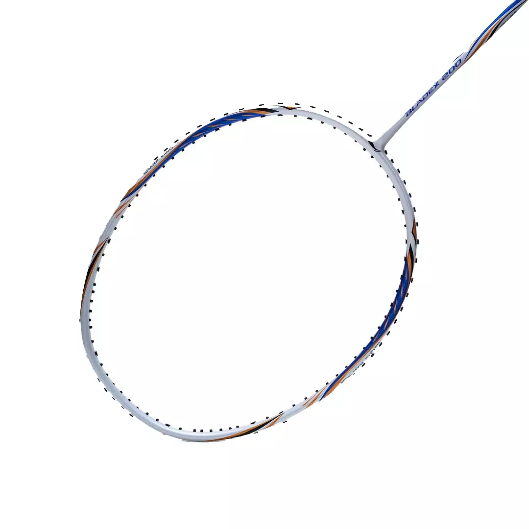 Jual LI-NING Li-Ning Badminton Racket Bladex 200R - 4U White/Blue ...