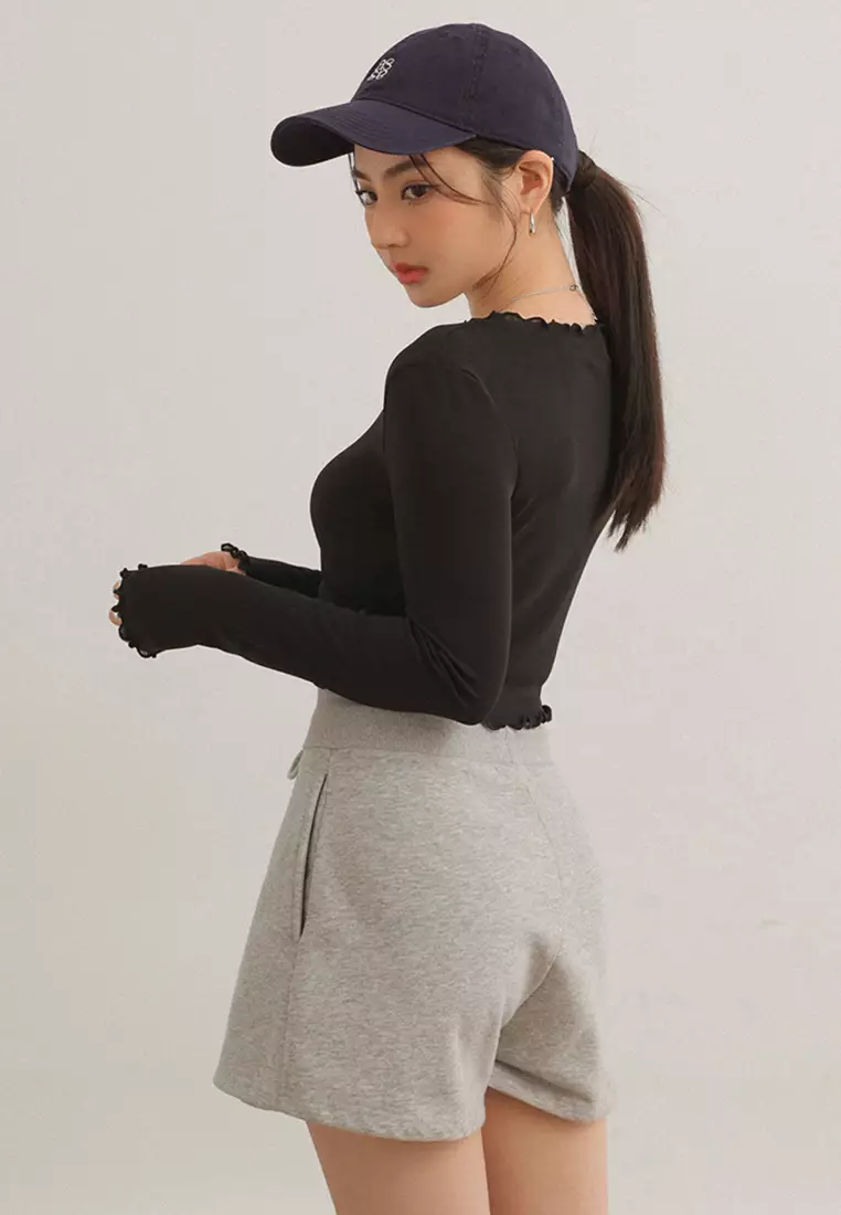 Jual AIR SPACE Sheer Crop Top Original 2025 | ZALORA Indonesia