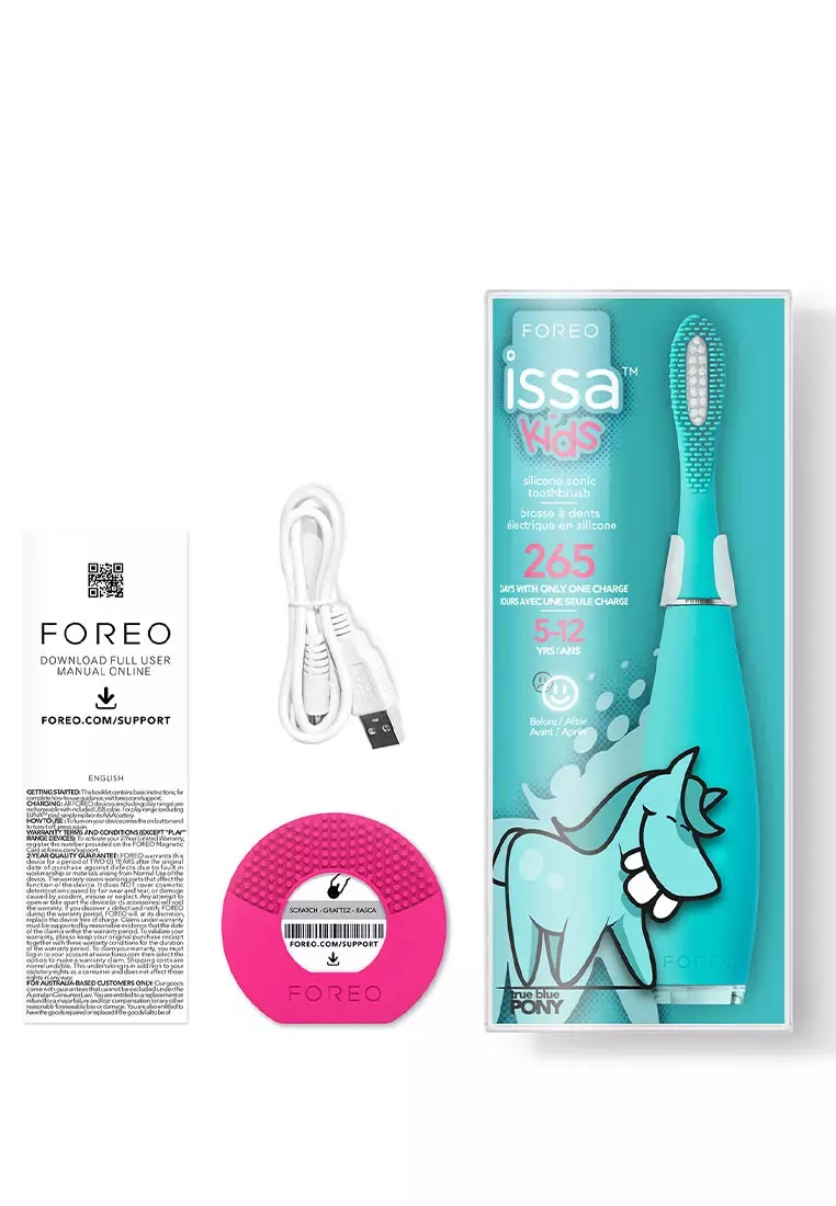 Buy FOREO FOREO ISSA kids Silicone Sonic Toothbrush for Kids Aged 5 to ...