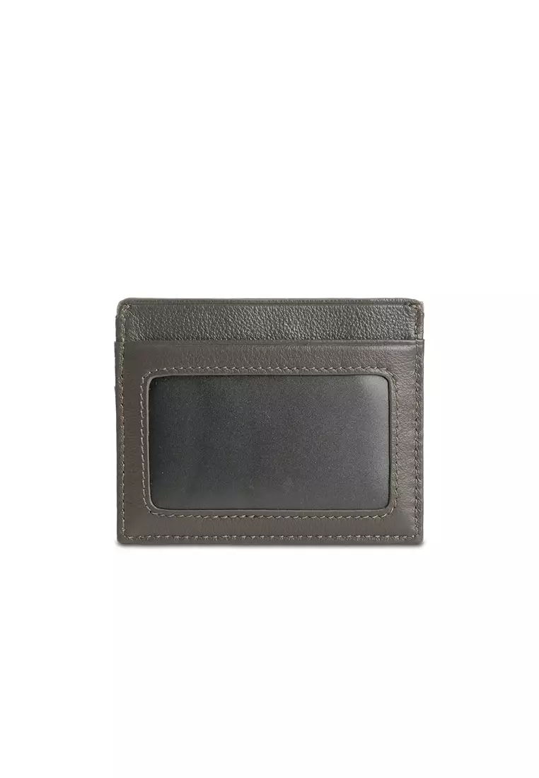 Samuel Ashley Silas Leather Card Holder - Storm Grey 2025 | Buy Samuel ...