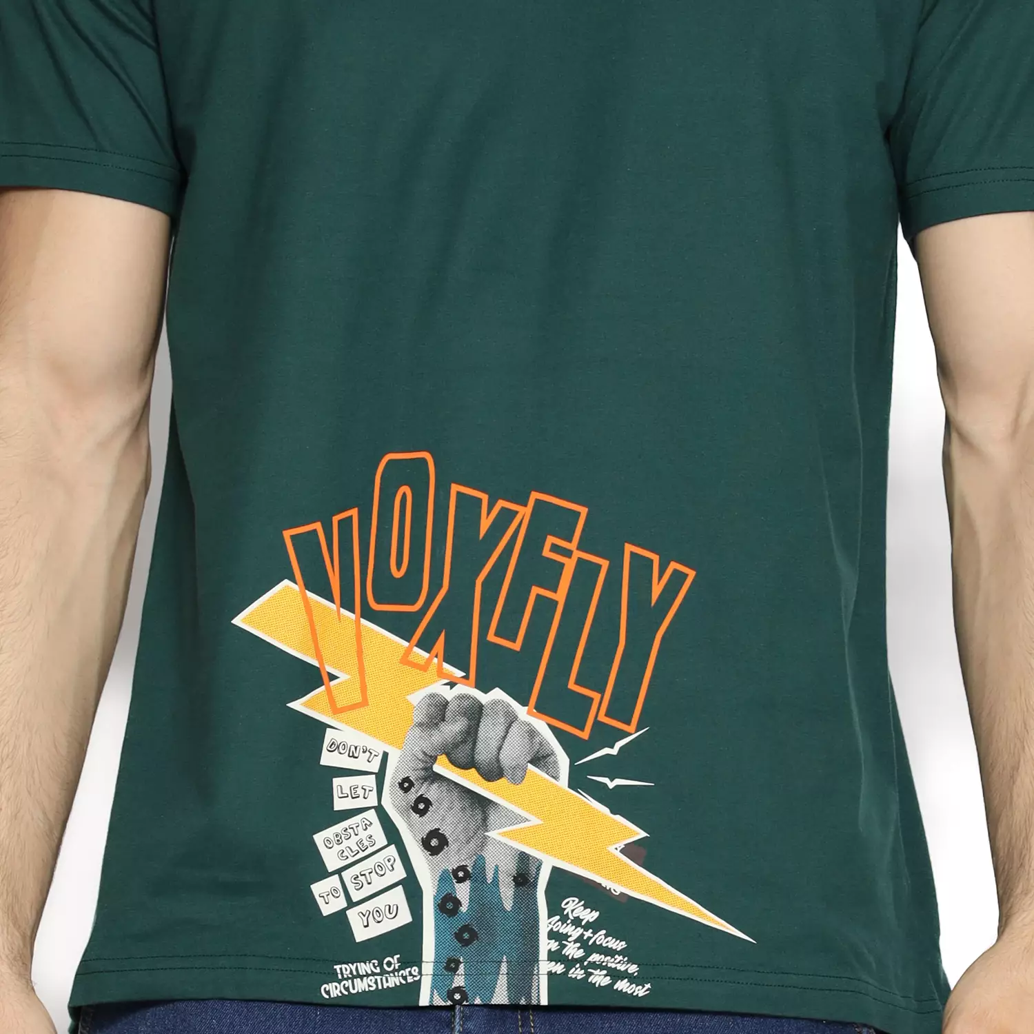 Jual Voxfly Voxfly Kaos Lengan Pendek Pria Thunder Hand Men Tee Planet ...
