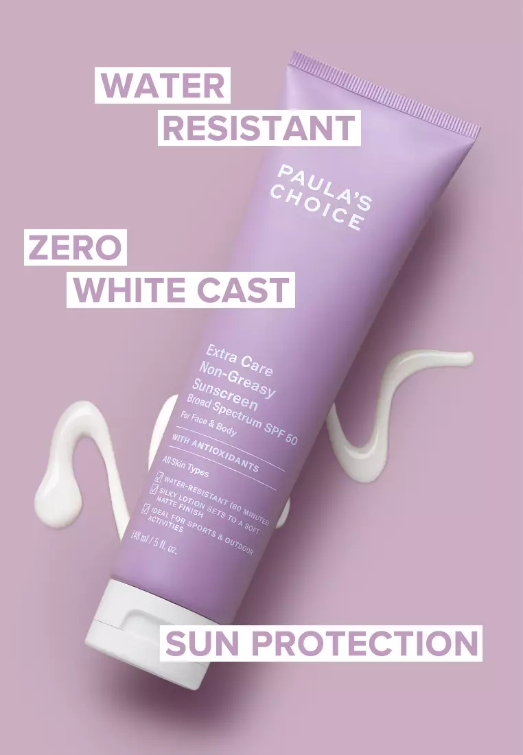 Buy Paula's Choice Extra Care Non-Greasy Sunscreen SPF 50 148 ml Online ...