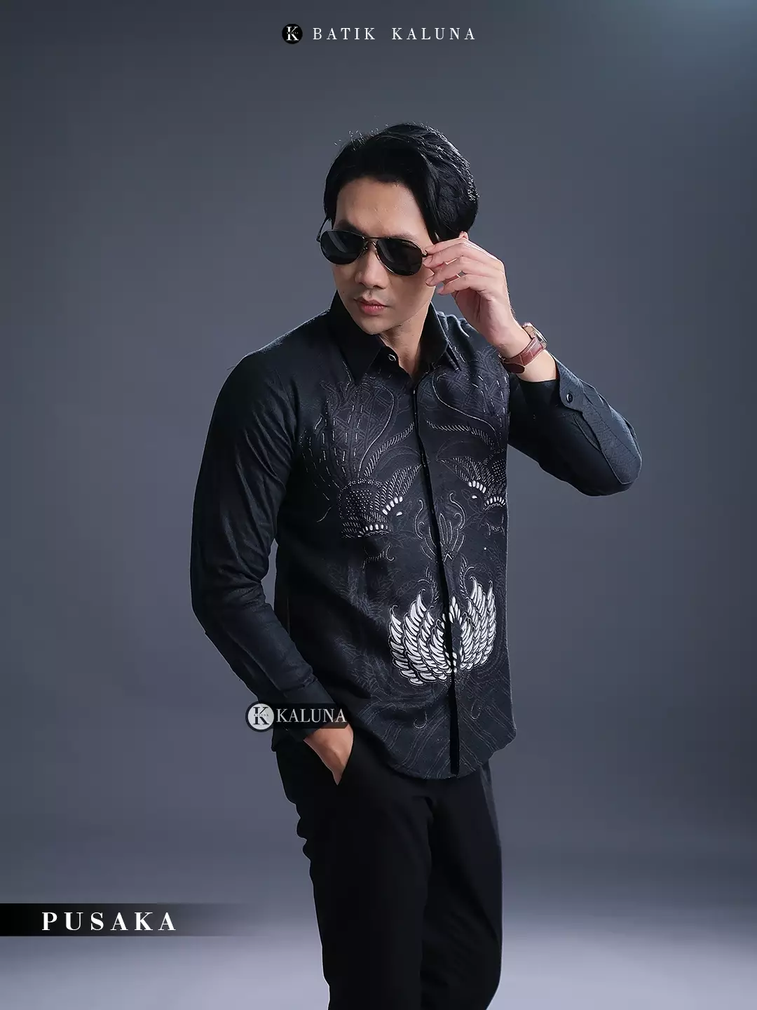 Jual Batik Kaluna KEMEJA PUSAKA DOBBY Original 2025 | ZALORA Indonesia