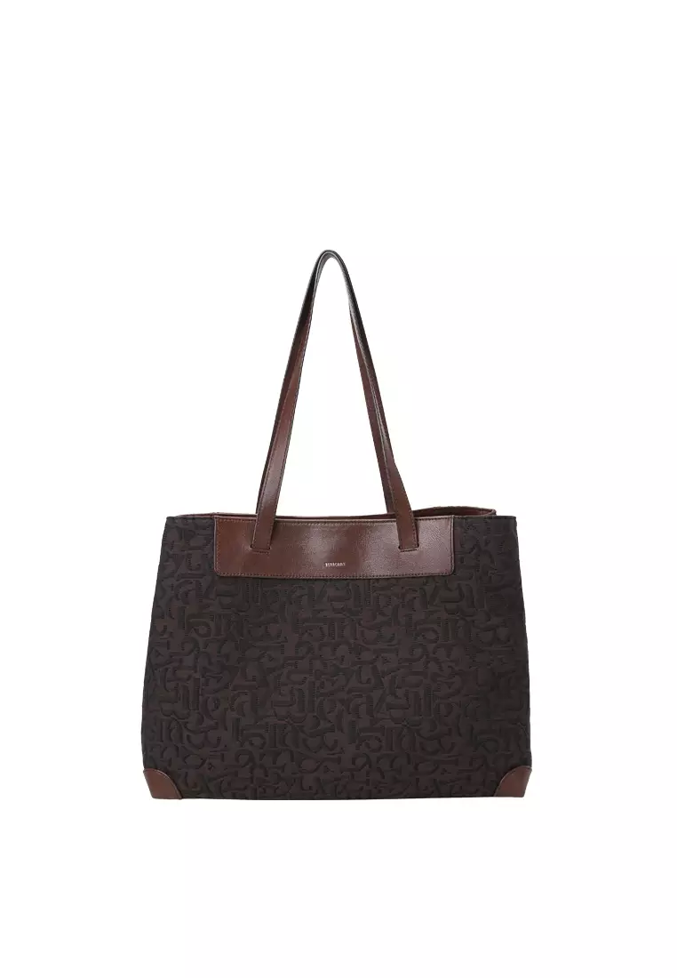 Buy BERACAMY Soft-Structured Trapezoidal Canvas Tote Bag - Cacao 2026 ...