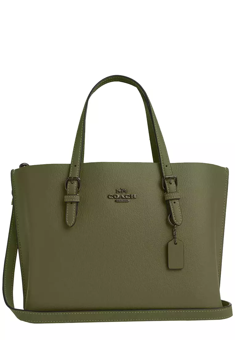 Buy Coach Coach Mollie Tote Bag 25 in Military Green C4084 Online ...