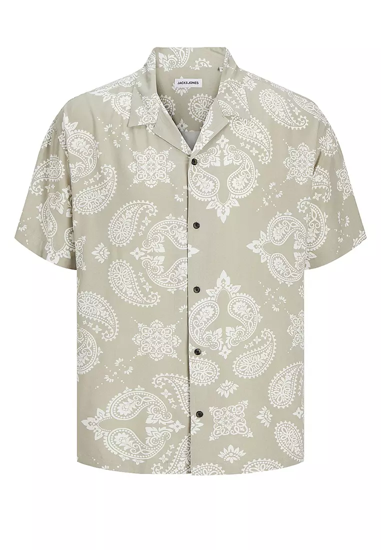 Jual Jack & Jones Jeff Paisley Resort Shirt Original 2024 | ZALORA ...