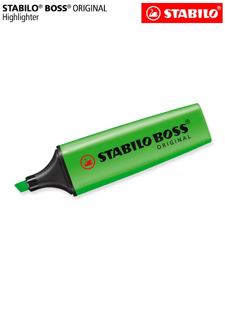 Jual STABILO STABILO BOSS ORIGINAL Turquoise / Highlighter Warna Hijau Original 2024 | ZALORA ...