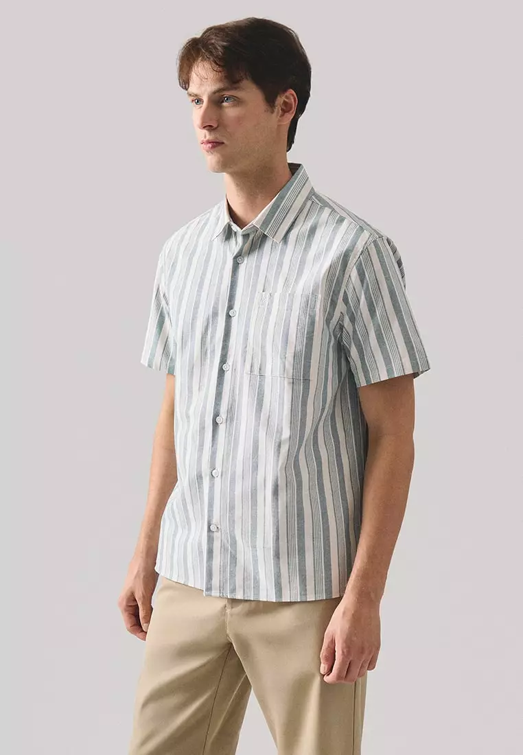 Buy REGATTA Regular Fit Striped Oxford Shirt 2026 Online | ZALORA ...